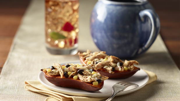 Chipotle Chicken Stuffed Sweet Potatoes | American Stroke Association ...