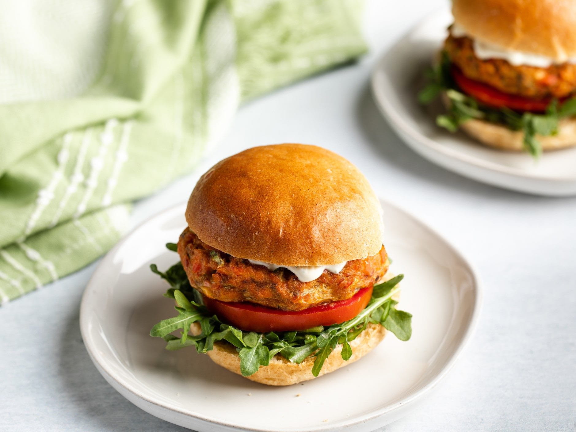 Salmon Burger with Mustard Cream Sauce | American Stroke Association ...