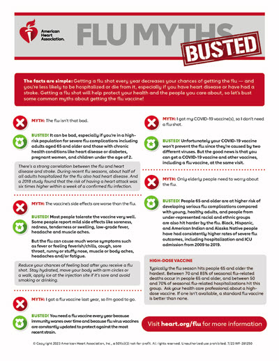 Flu Myths Busted | American Stroke Association