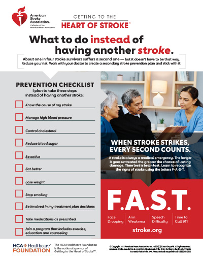 What to do Instead of Having Another Stroke | American Stroke Association